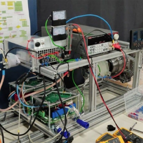 Award-winning student team tests gearbox for hydrogen racing car