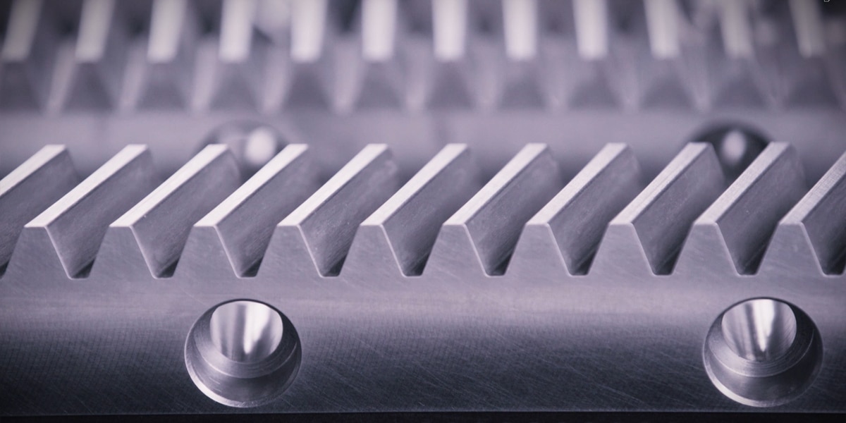 Why helical gear racks are (often) our preference