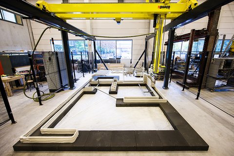 TU Eindhoven starts using kingsize 3D concrete printer - Apex Dynamics