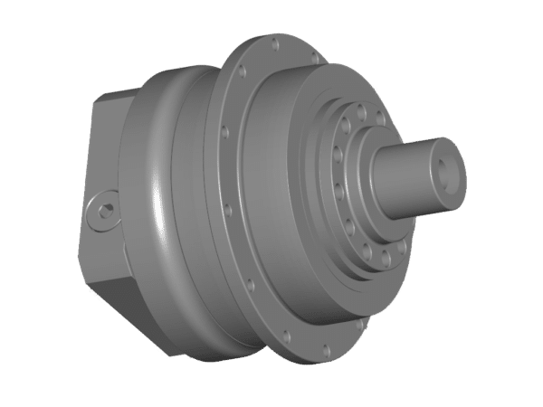 Standard gearbox suitable for high radial and axial loads