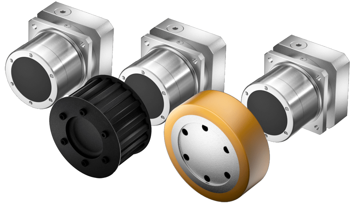 AGV gearbox series with helical gears, also for time belt applications